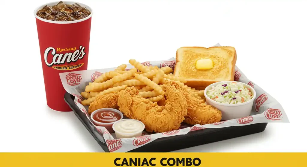 Raising Cane's Menu with Price 2025